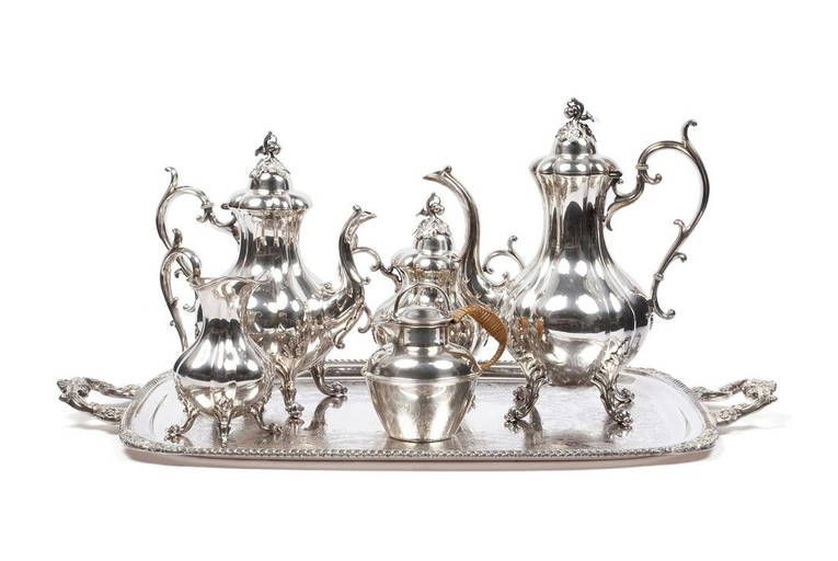 Reed & Barton Winthrop Pattern Coffee & Tea Service