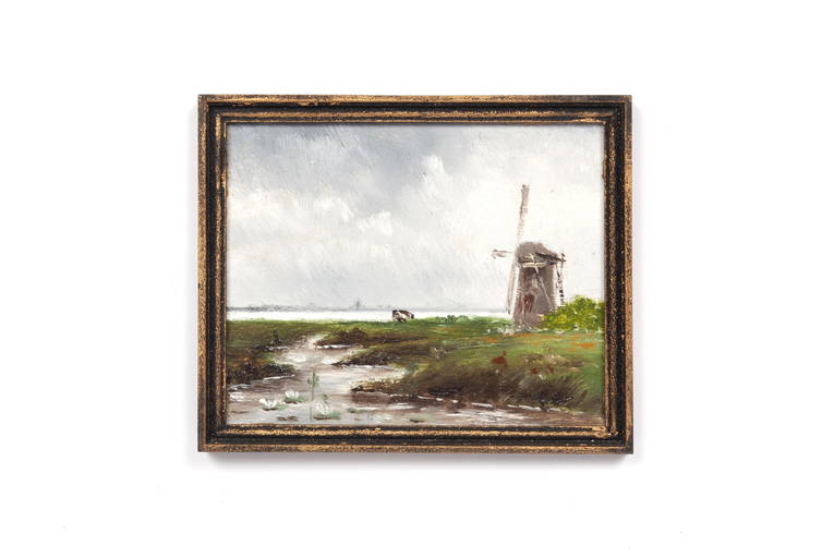Jan De Groot Miniature Oil Painting