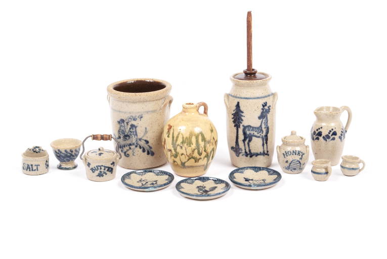 Collection Of Jane Graber Pottery Miniatures
