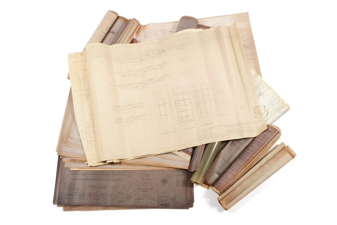 World Trade Center Blueprints And Mylar By Laclede Steel Company Of ...