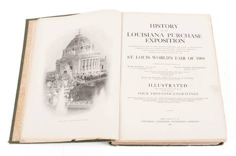 Book: History Of The Louisiana Purchase Exposition