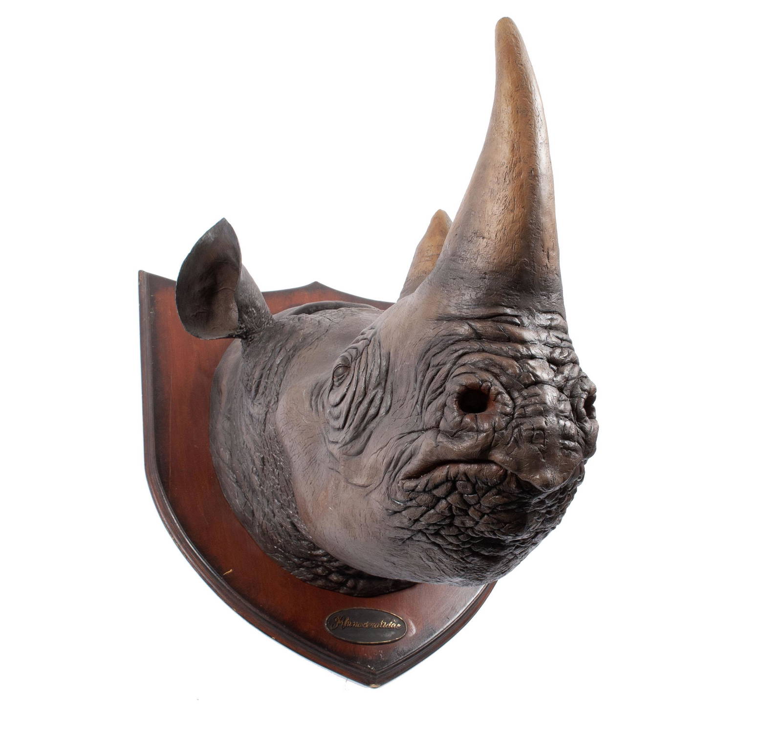 Life-size Faux Rhinoceros Mount Auction