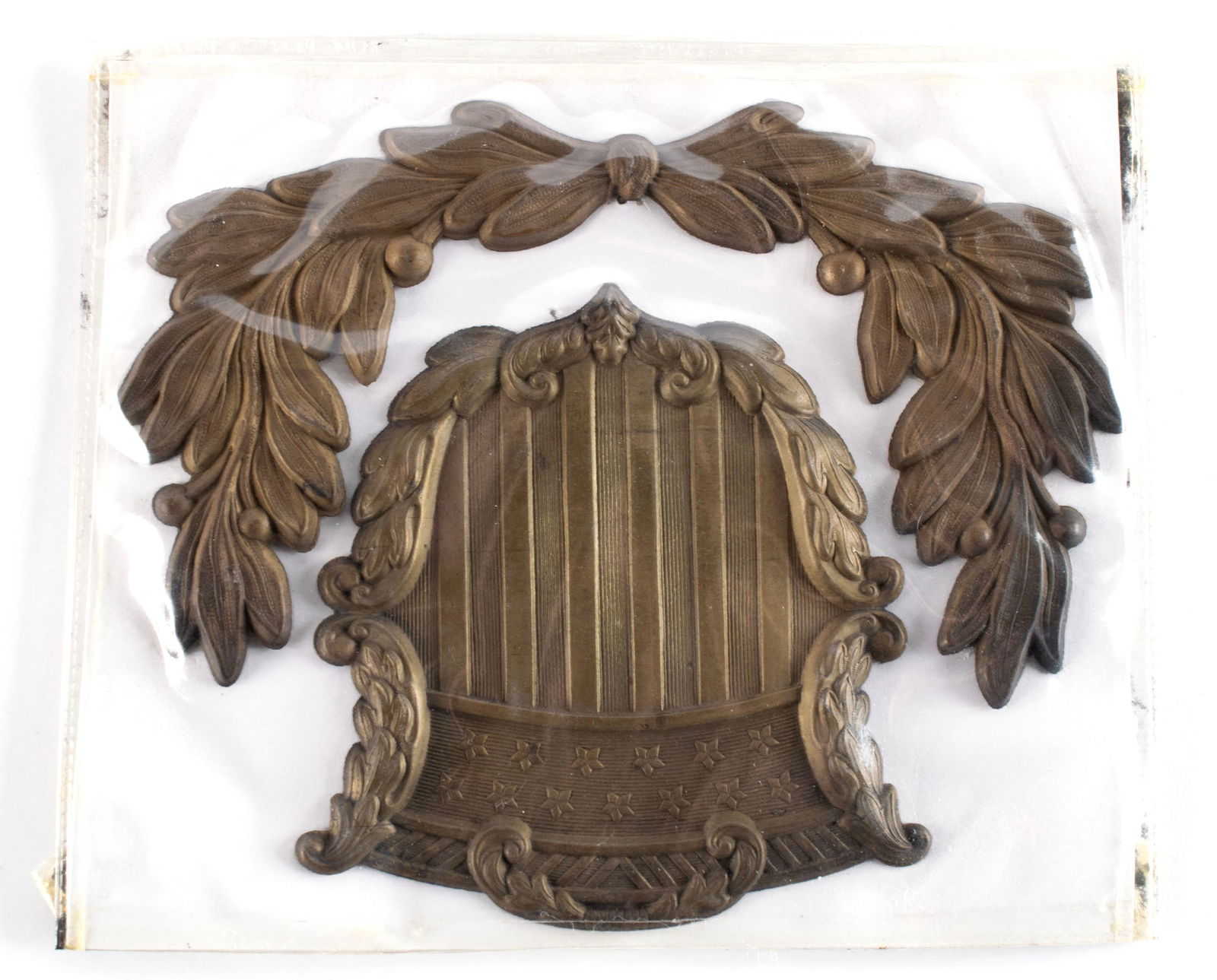 Civil War Era Usmc Shako Plate And Wreath