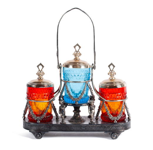 Simpson, Hall, Miller & Co. Triple Pickle Castor