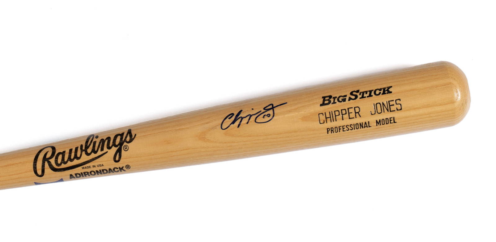 Chipper Jones Autographed Big Stick Baseball Bat Auction