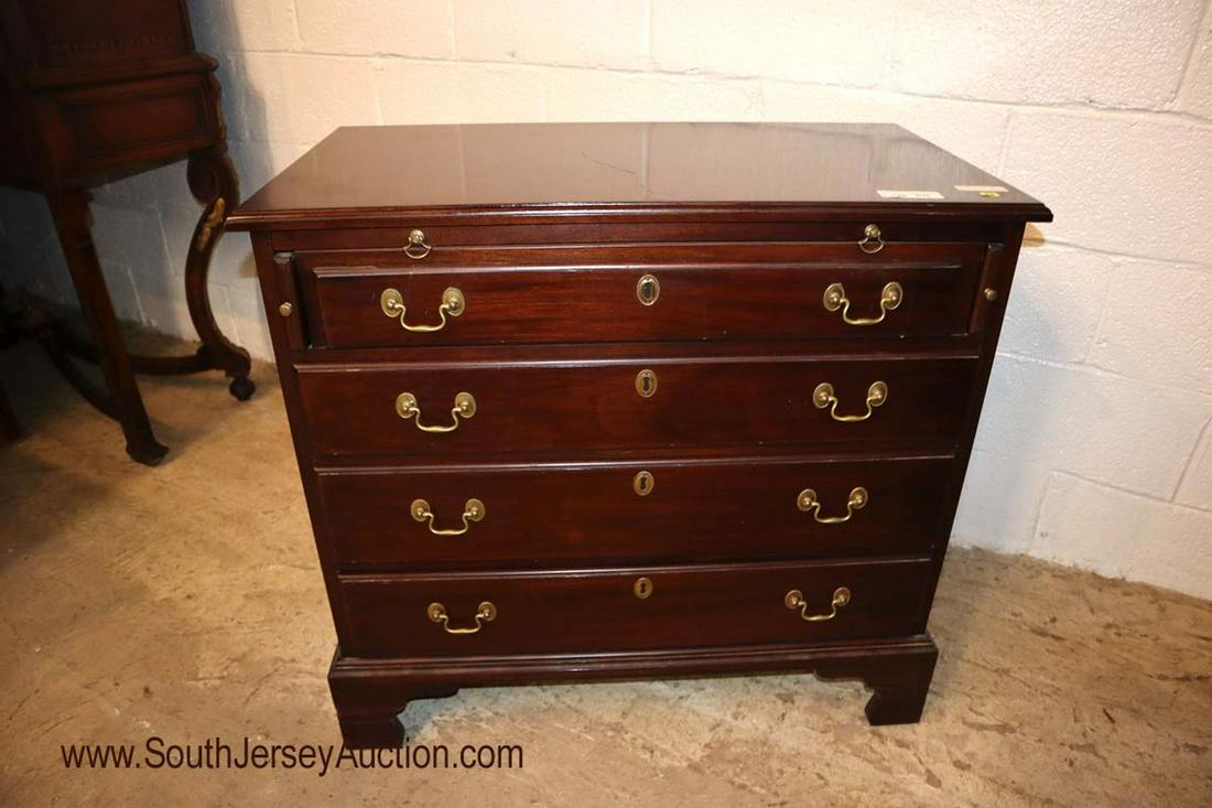 Henkel Harris Mahogany Bachelor Chest With Pull Out