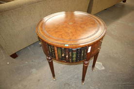 Round Leather Top Book Table - Jan 26, 2013 | Roland NY in NY