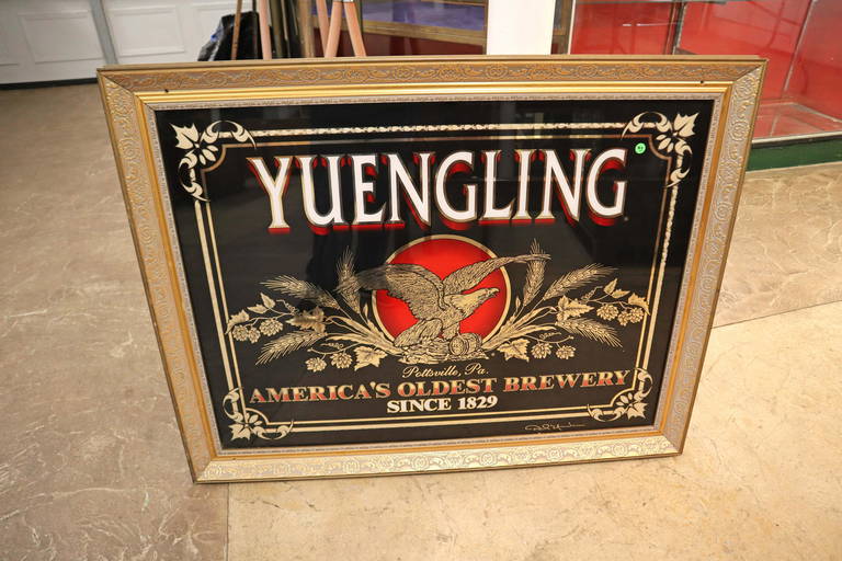 Vintage Yuengling advertisement sign in frame - Feb 06, 2022 | South ...