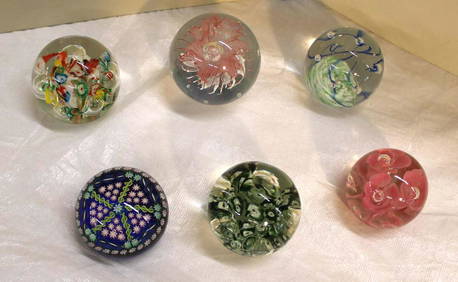 Swedish art glass paperweights - Dec 08, 2012 | Clars Auction Gallery in CA