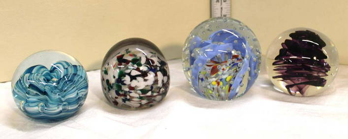 Swedish art glass paperweights - Dec 08, 2012 | Clars Auction Gallery in CA
