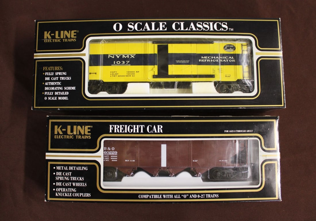2 K-lines, B&o Classic K623-1094 ) Scale Die Cast Hopper & New York ...