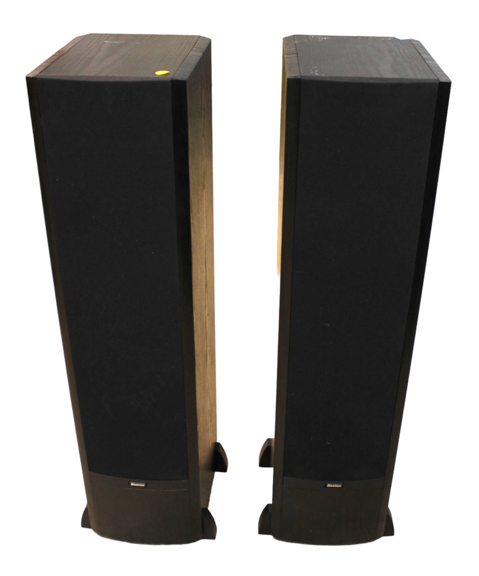 Pair Of Boston Vr1 Tower Speakers In The Black Finish, Structurally ...