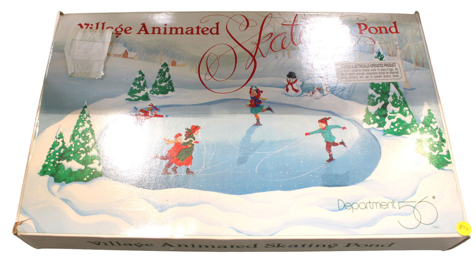 Department 56 Village Animated Skating Pond In Box: Does Work, No ...