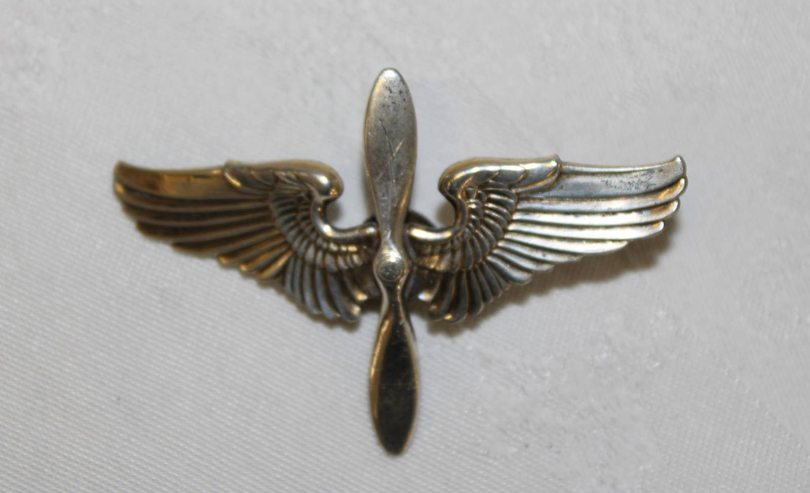 Sterling Military Wings Pin Auction