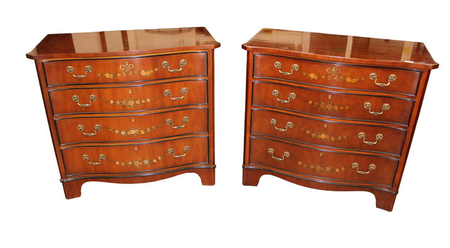 Beautiful Pair Drexel Heritage Chests