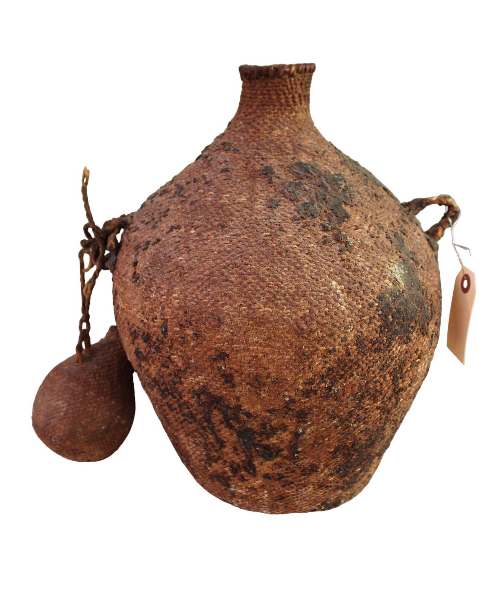 Native American Handmade Pitch Jar. 10" Diameter X 15"h Auction