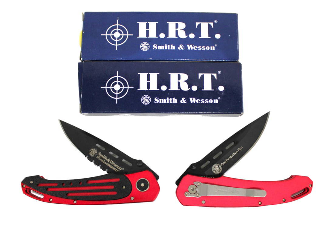 2 Smith & Wesson Sw480s & Sw480 Homeland Security W/slotted Blade Auction