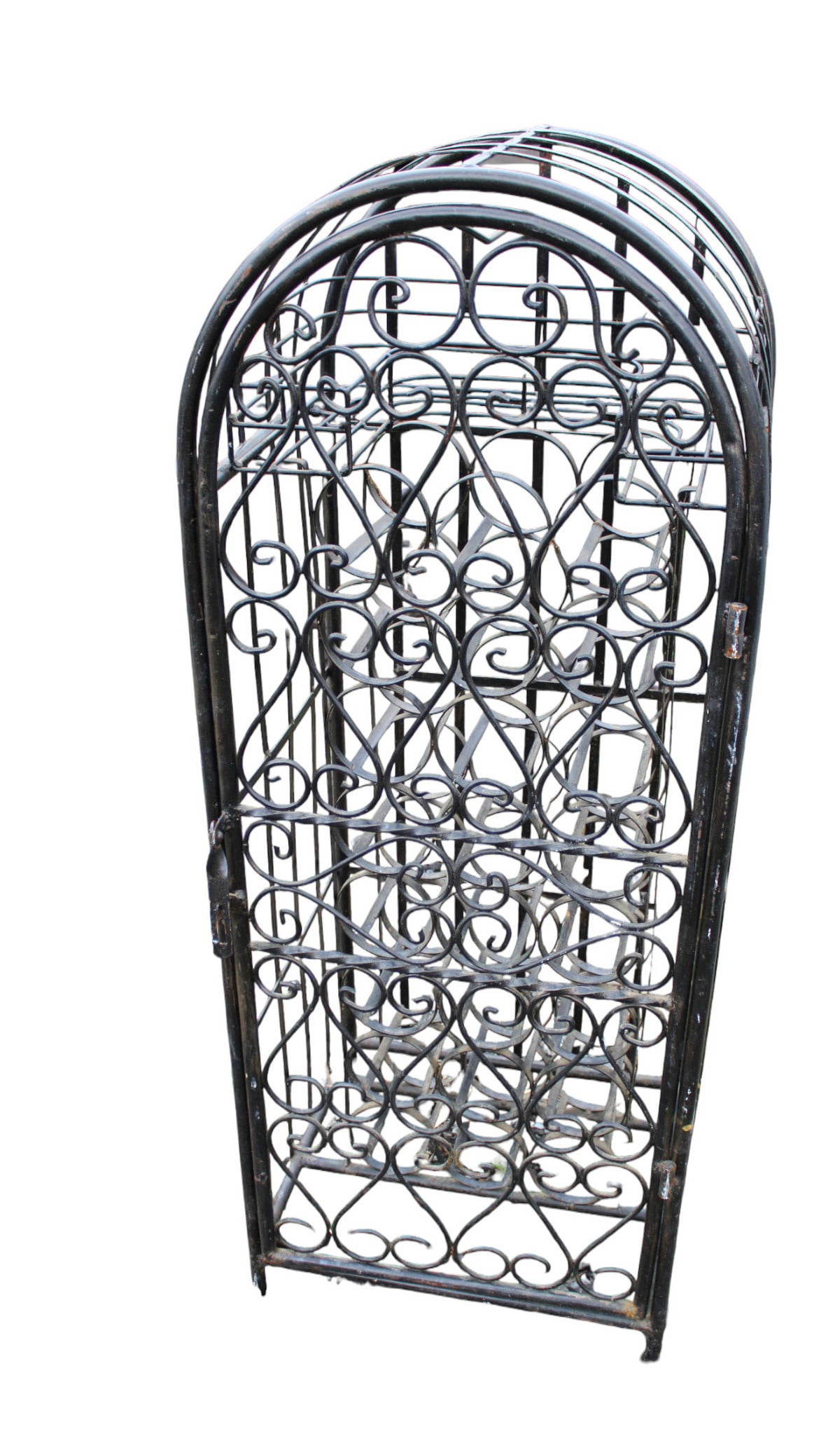 Unique Metal Fancy Wine / Liquor Cage, Can Be Locked, Store 24 Bottles ...