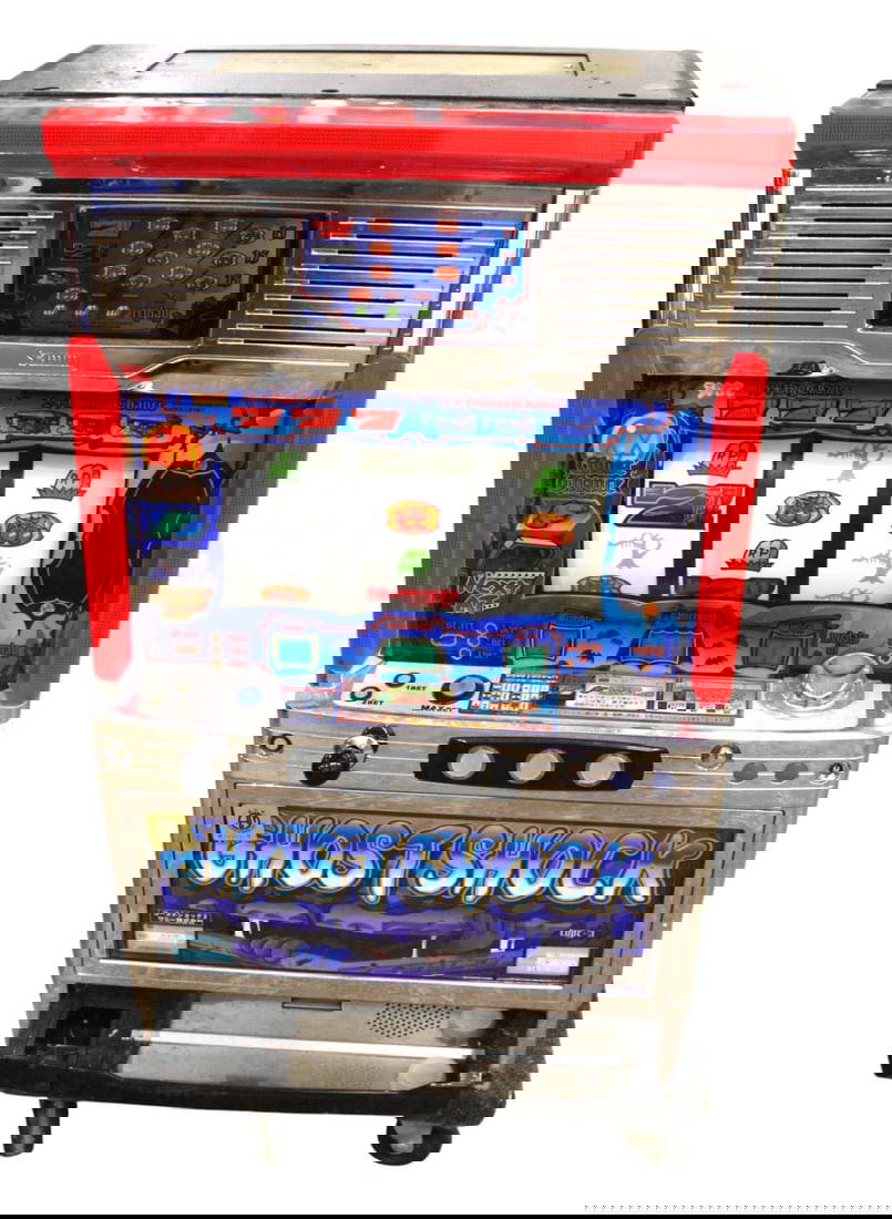 Vintage Token Slot Machine. 32"h X 19"w X 15"d Auction