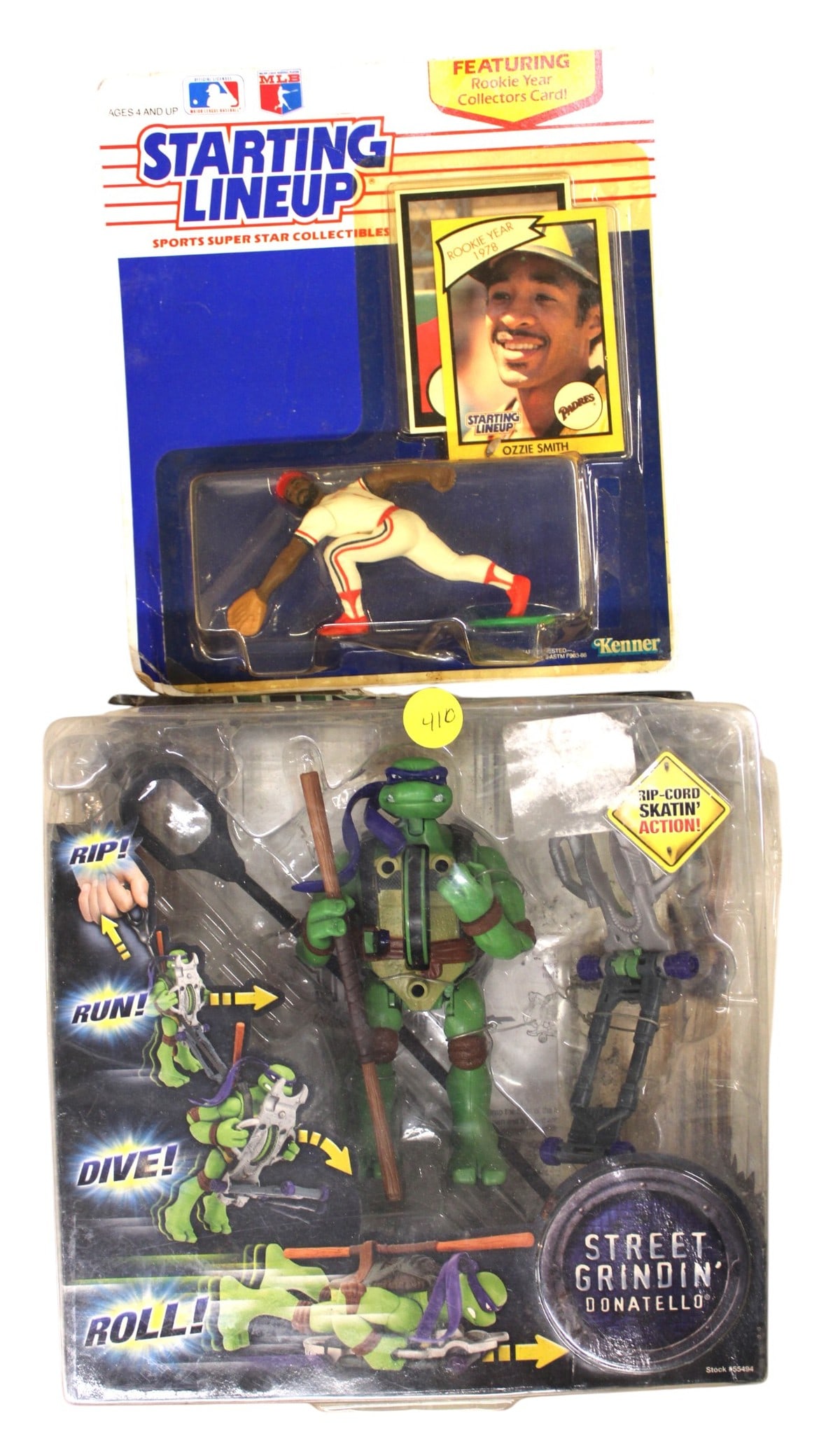 Ninja Turtle And Starting Lineup Action Figures Auction