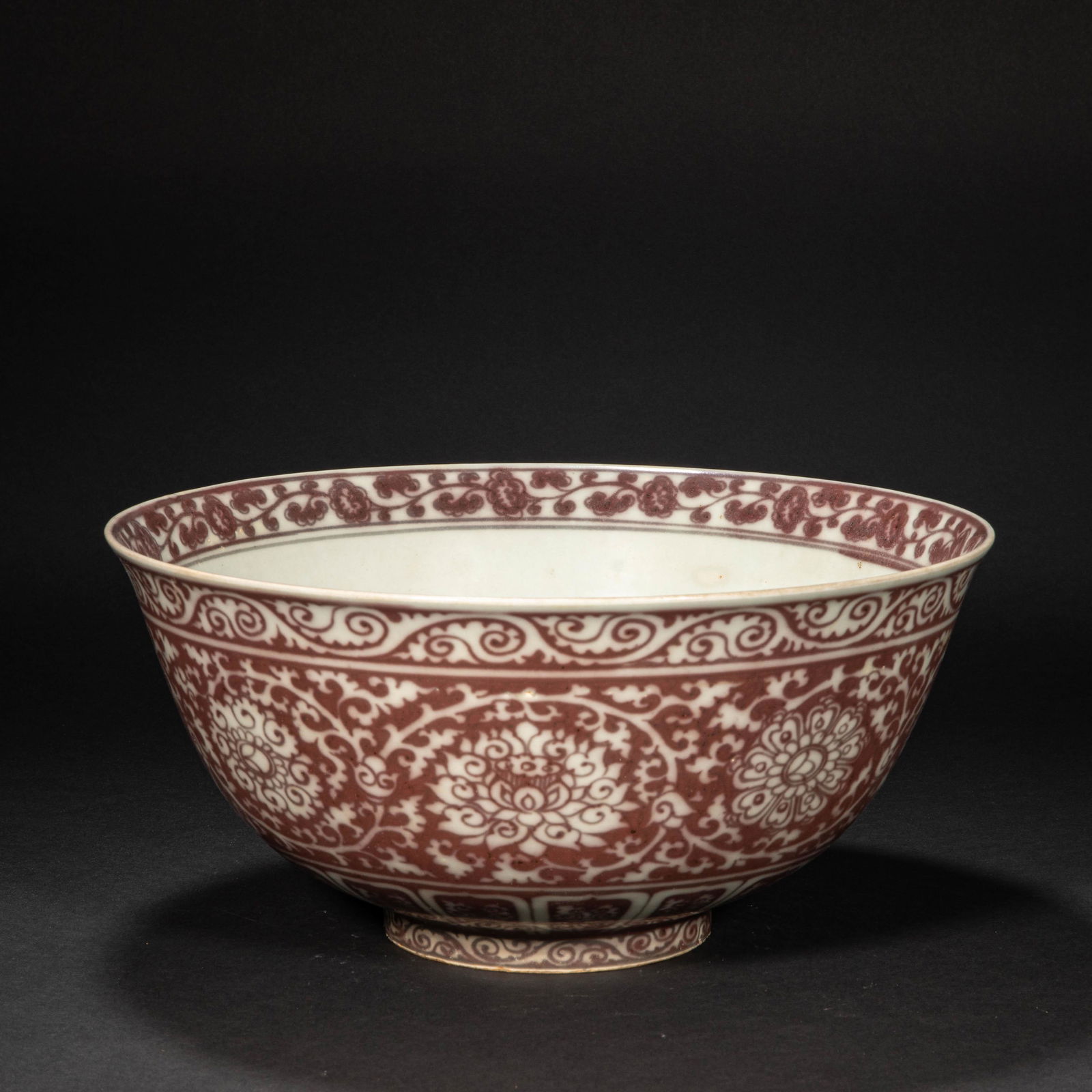 Chinese Glazed Red Bowl, Ming Dynasty