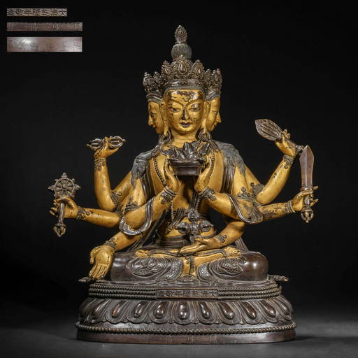 Qing Dynasty Liupin Buddha Tower Gangmi Buddha Mother