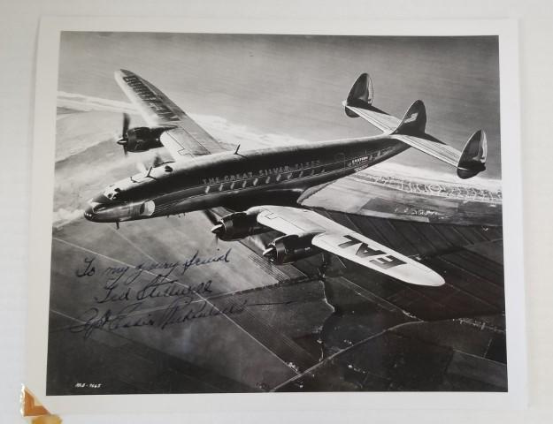 Photo Signed By Capt. Eddie Rickenbacker