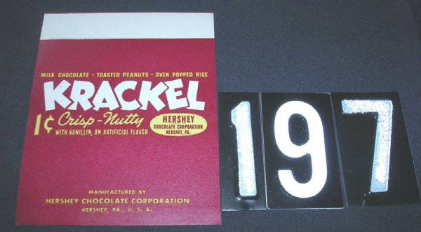 197: Lot of (12) Bar Wrappers - KRACKEL - Nutty Crisp - Jul 28, 2007 ...