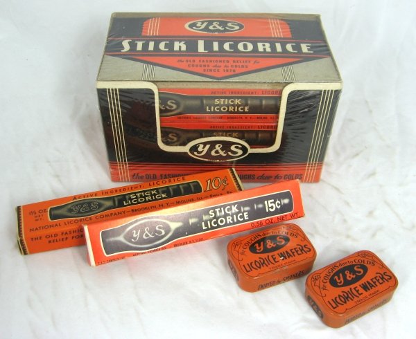 299: Nos Y&S Licorice Display Box Packs & Tins - Nov 01, 2008 | Classic ...