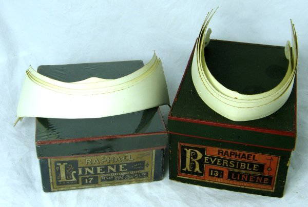 Vintage 1905 Collar Boxes & Nos Collars