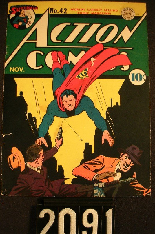 2091: Action Comics Superman No. 42 Fred Ray Cover Art
