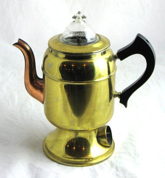 Brass Westinghouse Coffee Percolator & Lid - Dec 06, 2008 | Classic ...