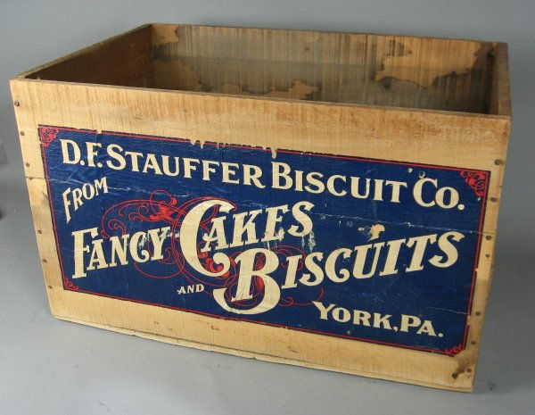 447: DF Stauffer Cookies Cakes Biscuits Store Box