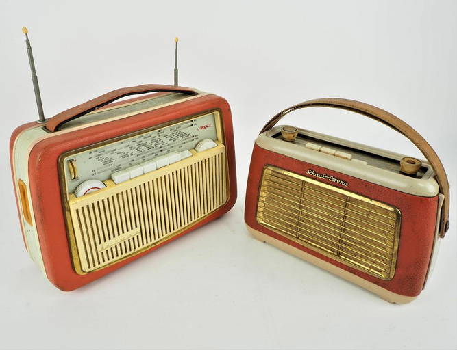 Two Portable Radios, 50s