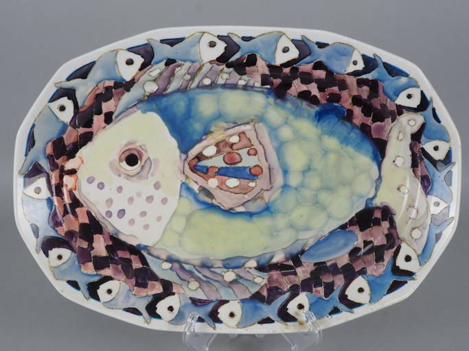Fridrun Scheiner (*1939, Lindau) Artist's Plate, 1988