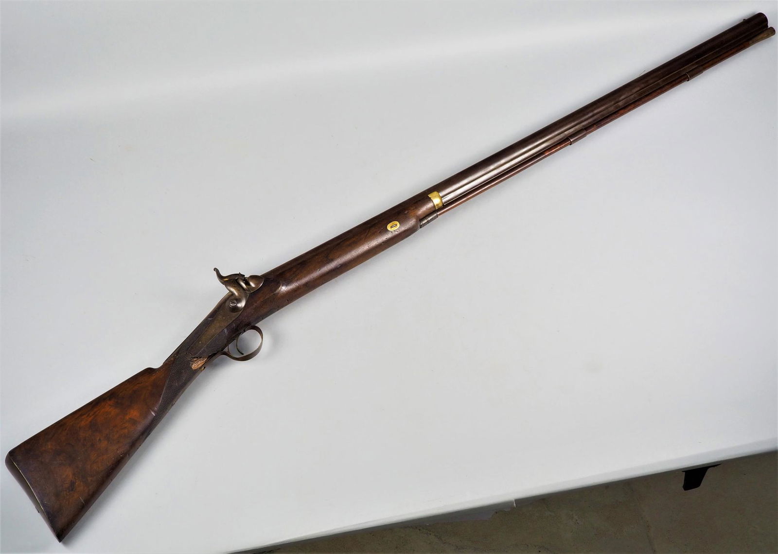 Antique Muzzle Loading Percussion Rifle, Mid 19th