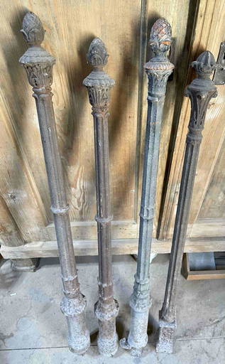 Four Neoclassical Balusters, 19th C.