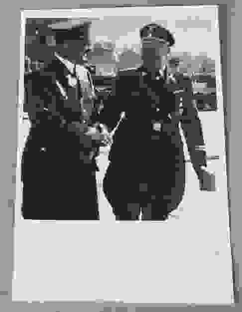 Autograph Card Of Ss-gruppenführer Hans Baur 1938, Chief Pilot Of Adolf ...