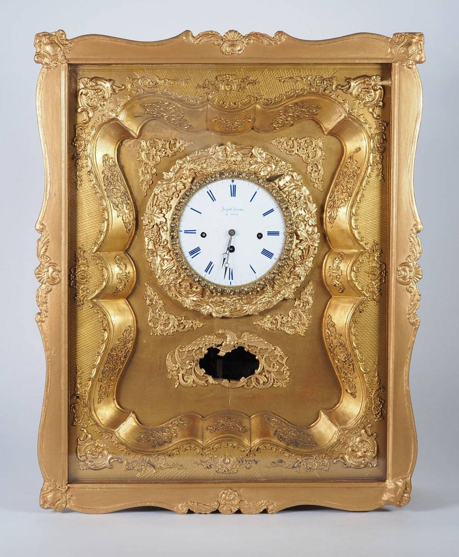 Viennese Frame Clock With Musical Movement Auction