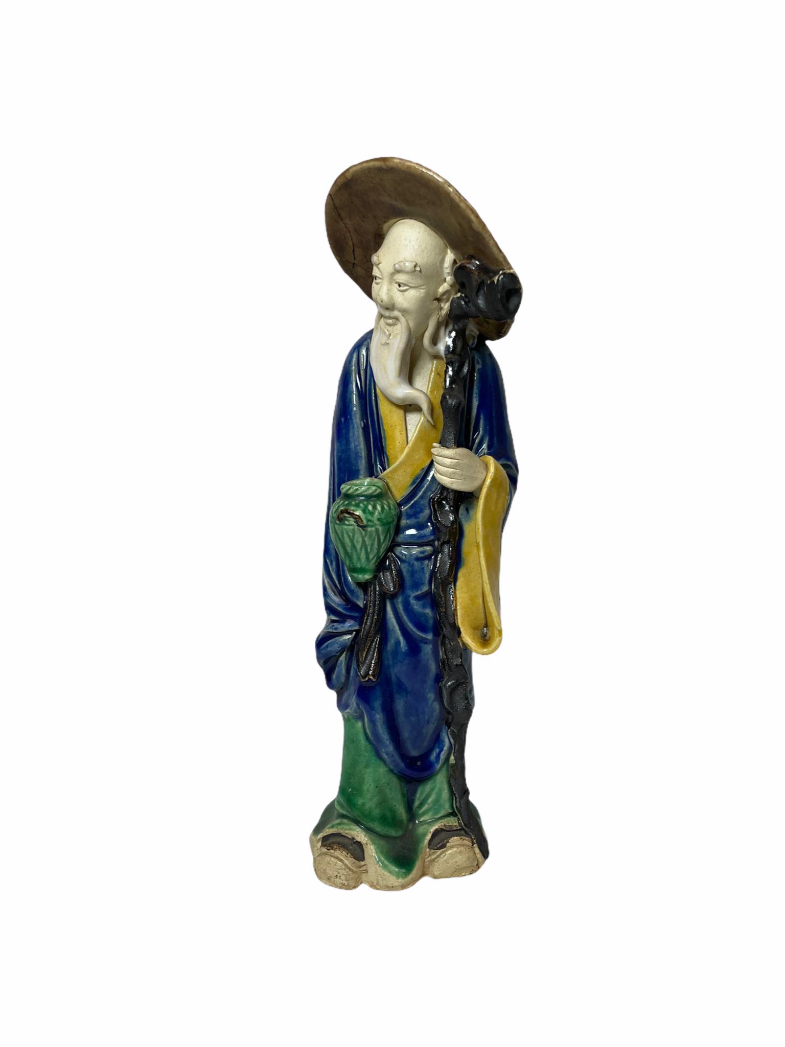 Glazed pottery figure (#0063) on Sep 18, 2021 | J&L Unity in CA