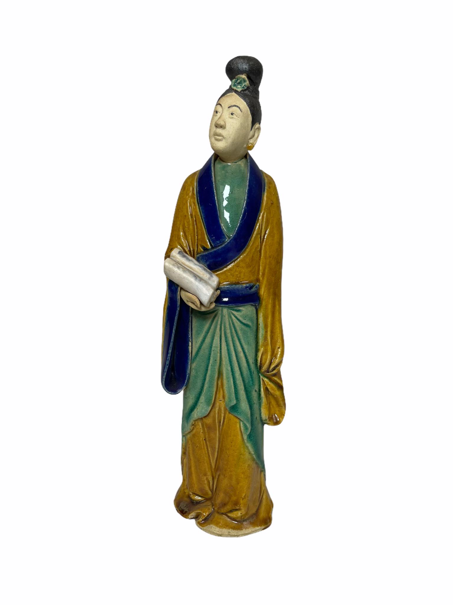 Glazed pottery figure (#0065) on Sep 18, 2021 | J&L Unity in CA