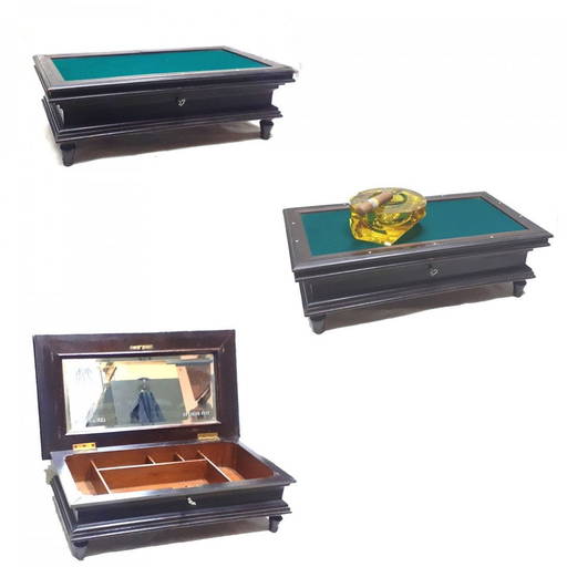 Poker chips box billiard table miniature shape - May 28, 2021 | Volver ...