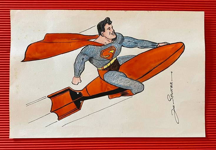 JOE SHUSTER (1914-1992) IN THE STYLE OF - Aug 10, 2022 | Zipriani ...
