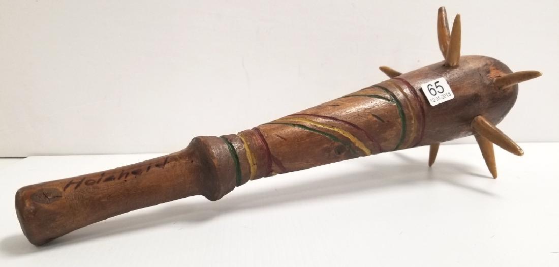 Vintage 16" Native American Spike War Club