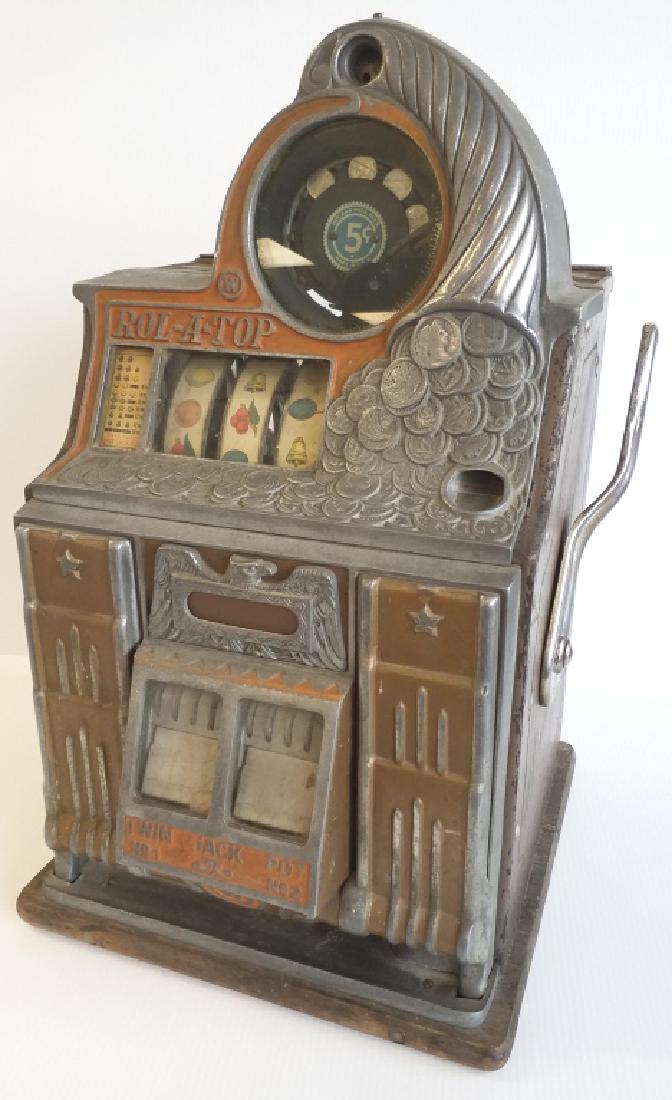 Antique Watling Rol-A-Top 5 cent slot machine (as seen) - May 27, 2019 ...