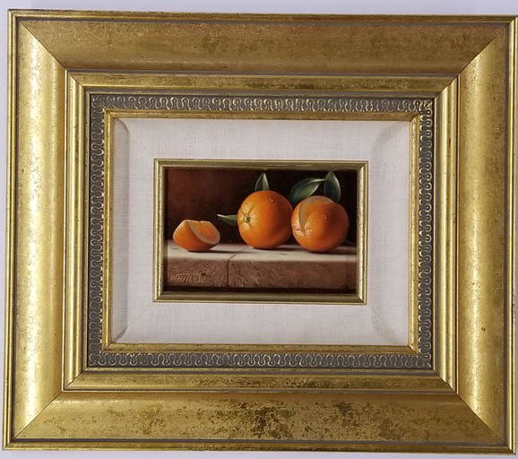 Whitlow (michael) Signed Oil Painting On Board Framed