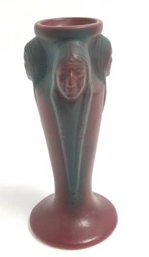 Van Briggle, Colo. Spgs. signed Indian 3-face vase 11"T - May 30, 2022 ...