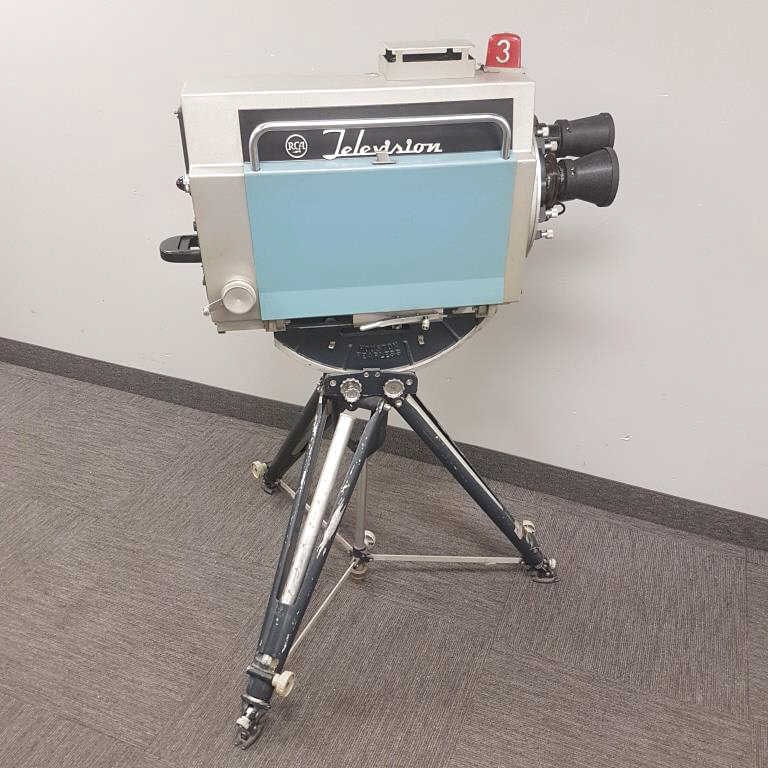Rca Tk60 Television Studio Camera With Tripod With Taylor-hobson Lens ...
