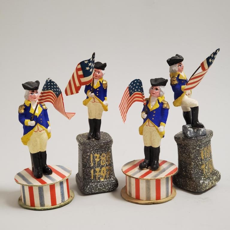 George Washington On Horse Candy Container