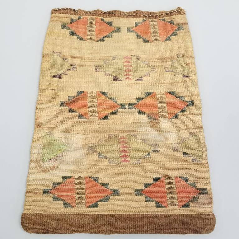 Native American Plateau Corn Husk Bag- 17"h 13"w 3/8"d (color Fading ...
